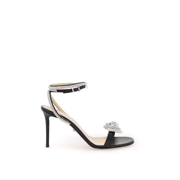 MACH E MACH | Shoes | Mach E Mach Leather Sandals With Crystals Women ...